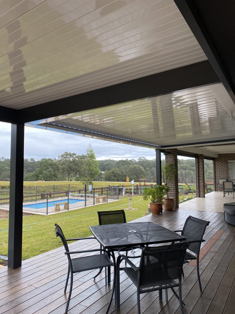 Opening Roof Systems Sydney - Louvre Roof System - Smartblade Pty Ltd