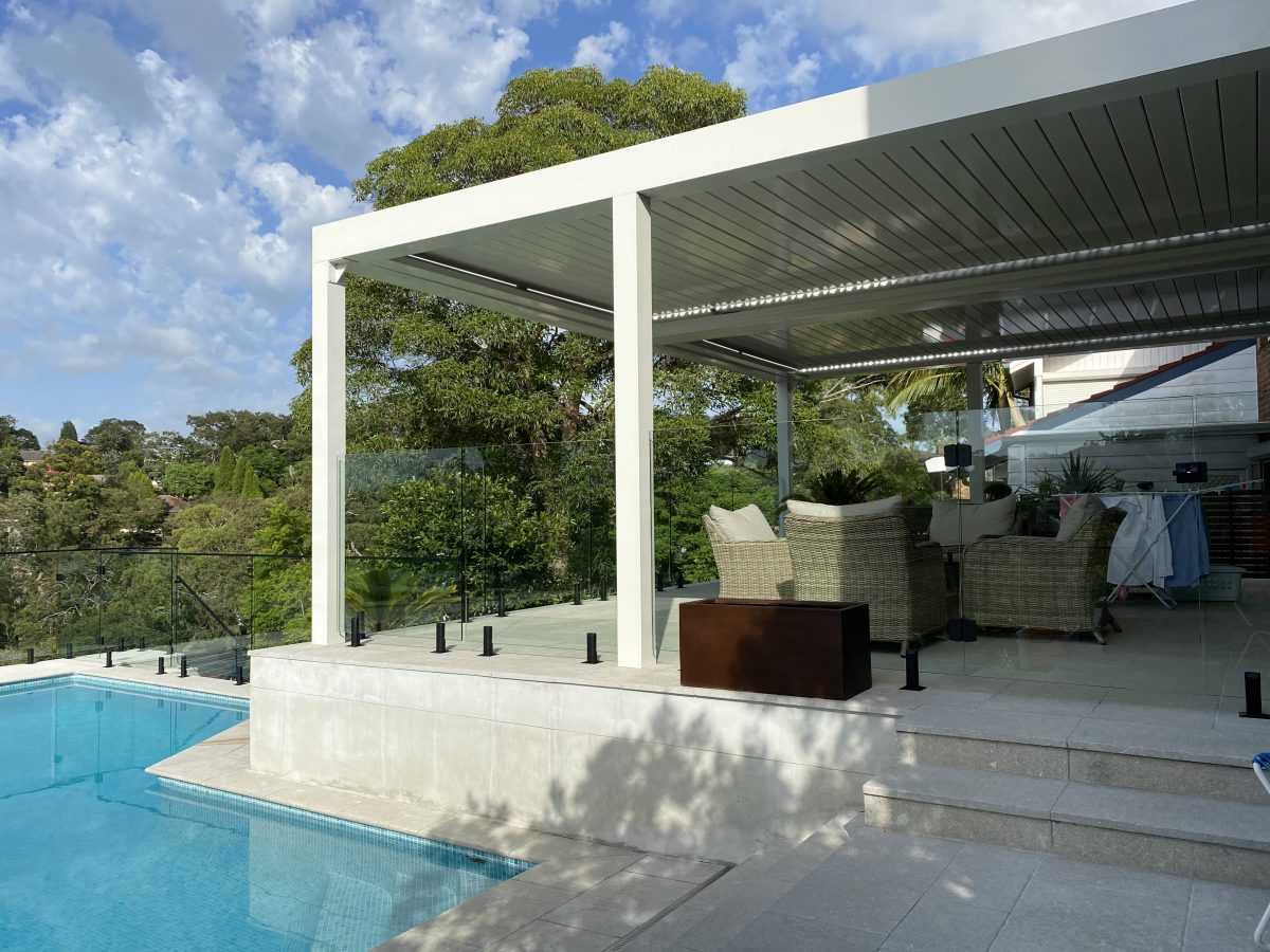 Opening Roof Systems Sydney - Louvre Roof System - Smartblade Pty Ltd